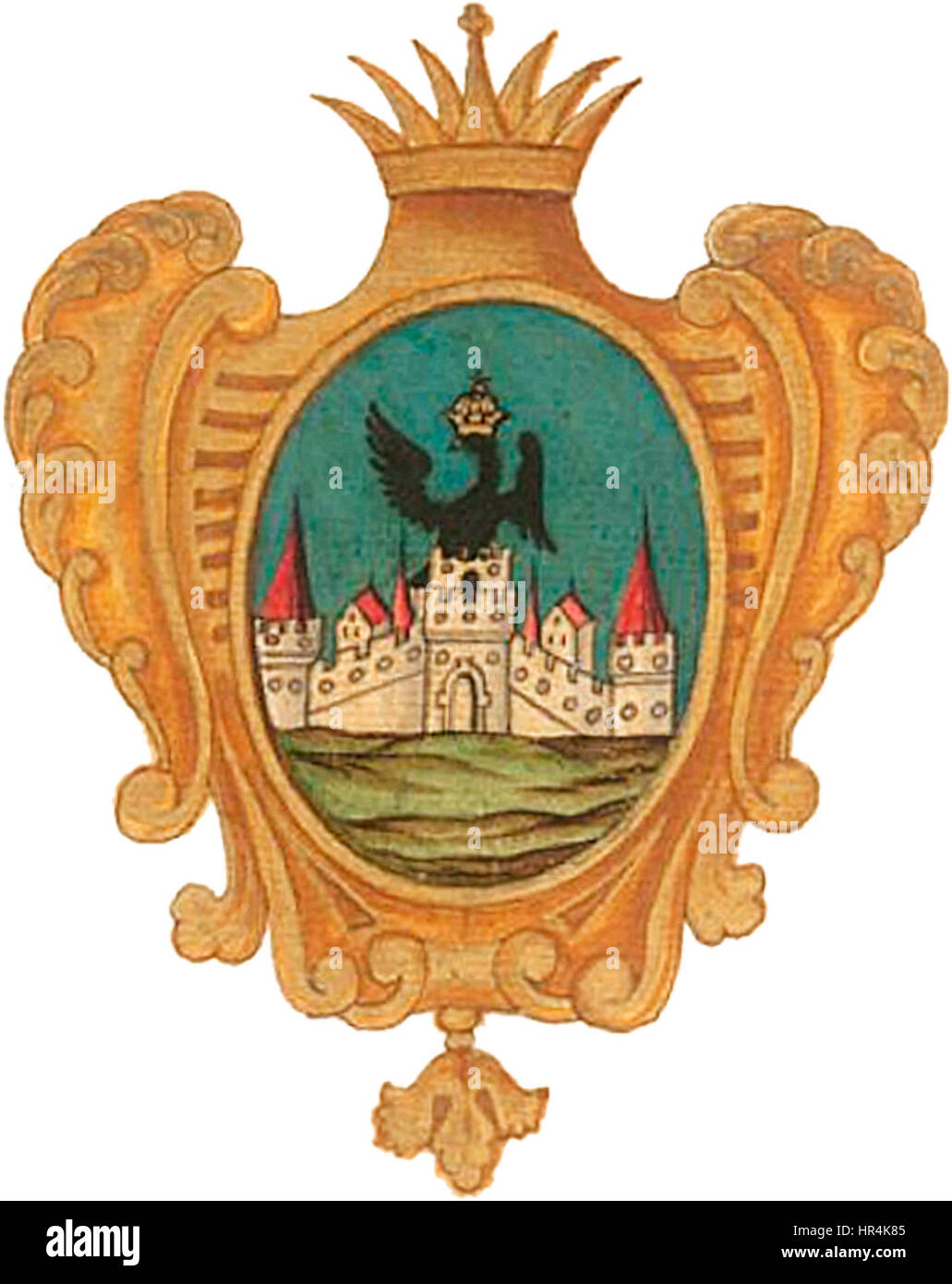 'Orel Coat of Arms 1730' is a heraldic depiction of the Orel family ...