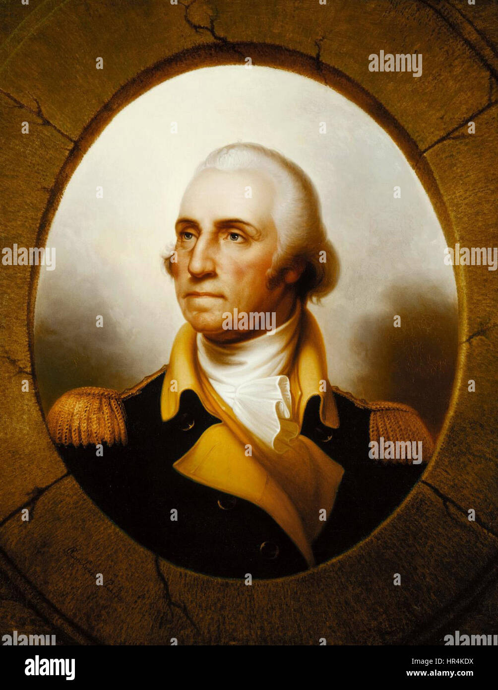 Portrait of George Washington3 Stock Photo - Alamy
