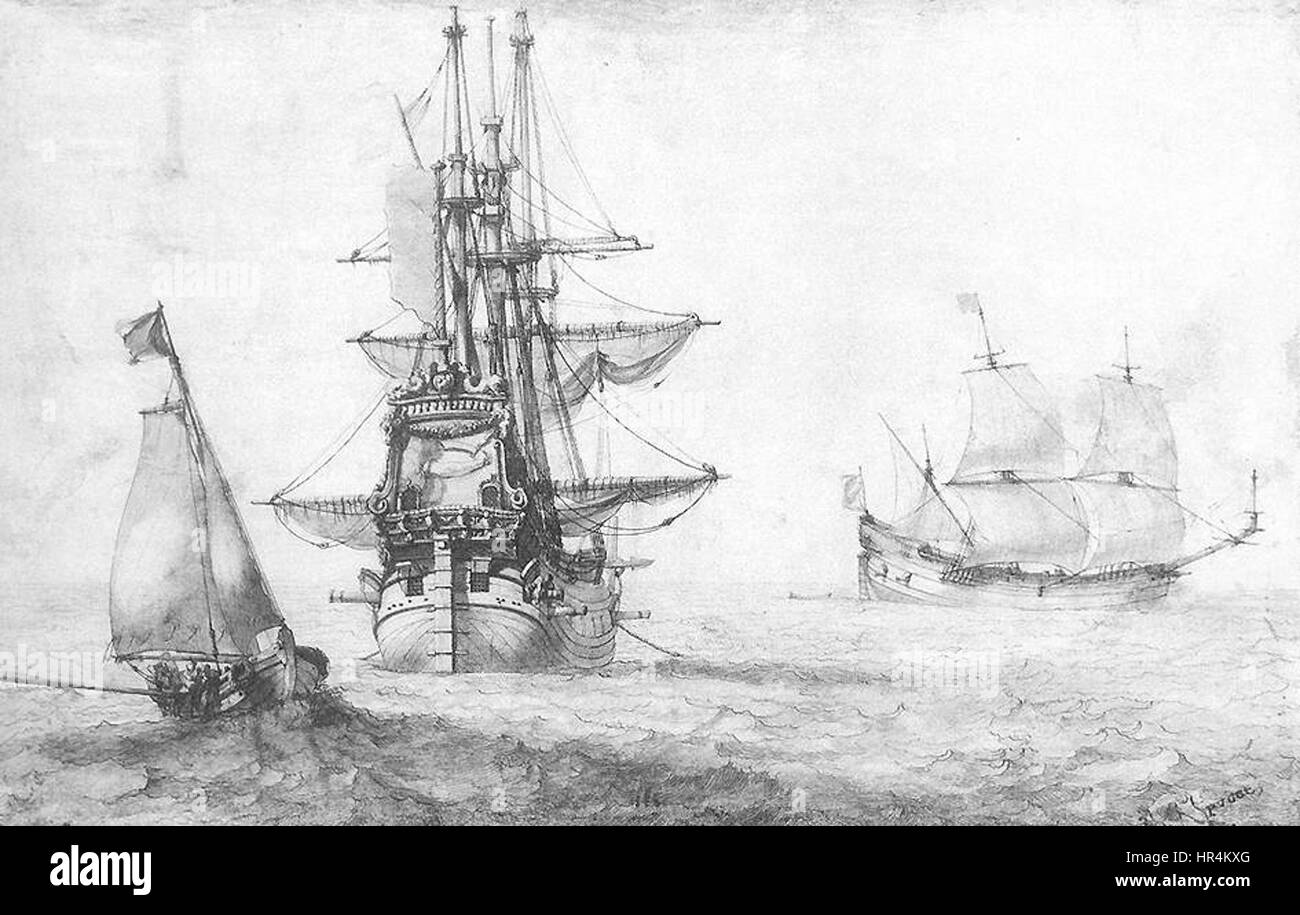 Realistic maritime scene Black and White Stock Photos & Images - Alamy