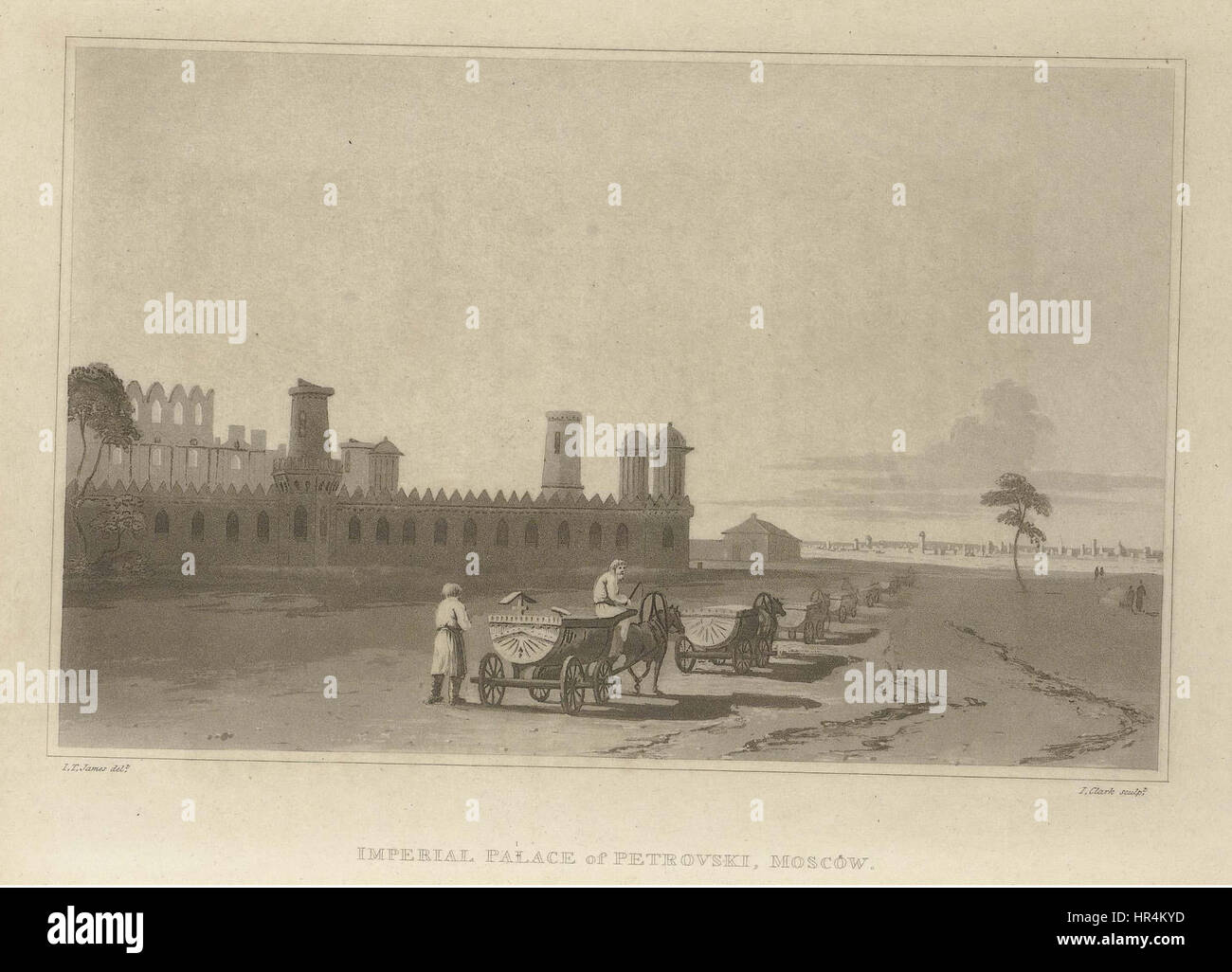 The painting 'Petrovski 1812' captures a historic moment, likely ...