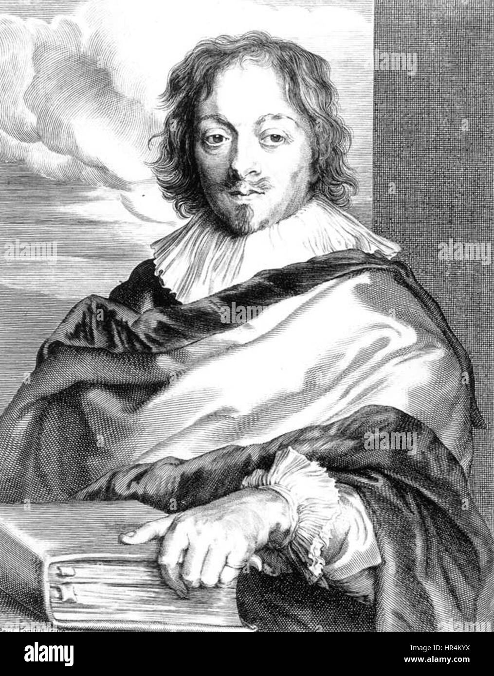 Paulus Pontius - Portrait of Constantijn Huygens - WGA18071 Stock Photo ...