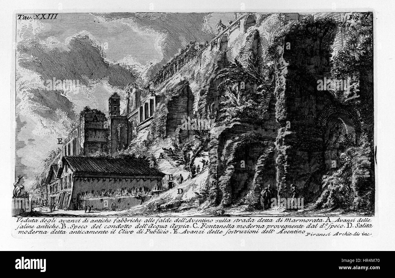 *Piranesi-10392* is a detailed engraving by Giovanni Battista Piranesi ...