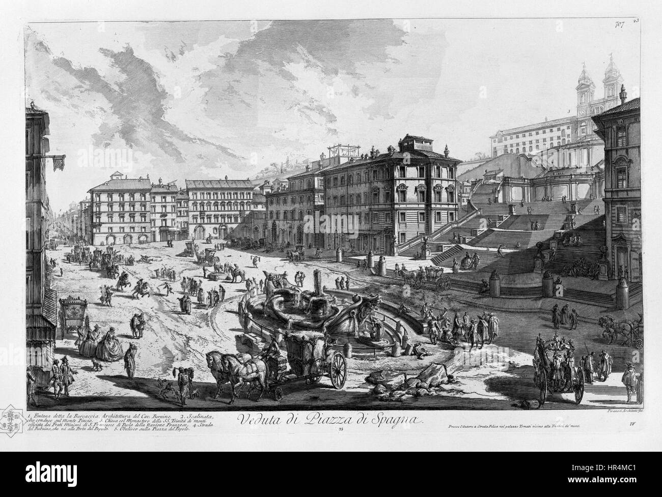 Piranesi's etching '16026' captures the grandeur of Roman architecture ...