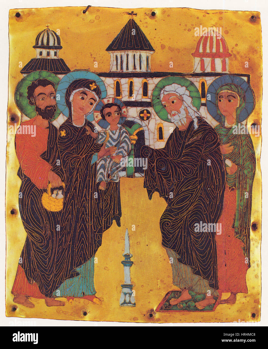 Presentation at the Temple (Georgia, 12th c Stock Photo - Alamy