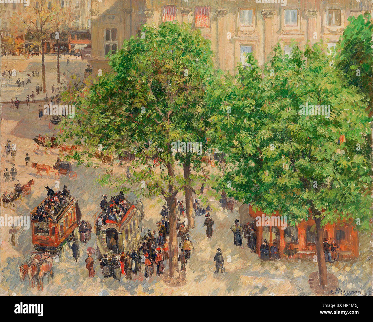 Camille Pissarro’s 'Place du Théâtre-Français. Spring' captures a ...