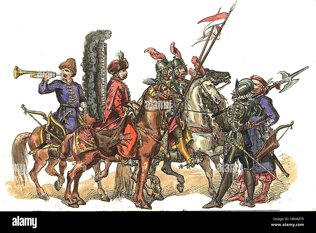 Polish soldiers 1588-1632 Stock Photo - Alamy