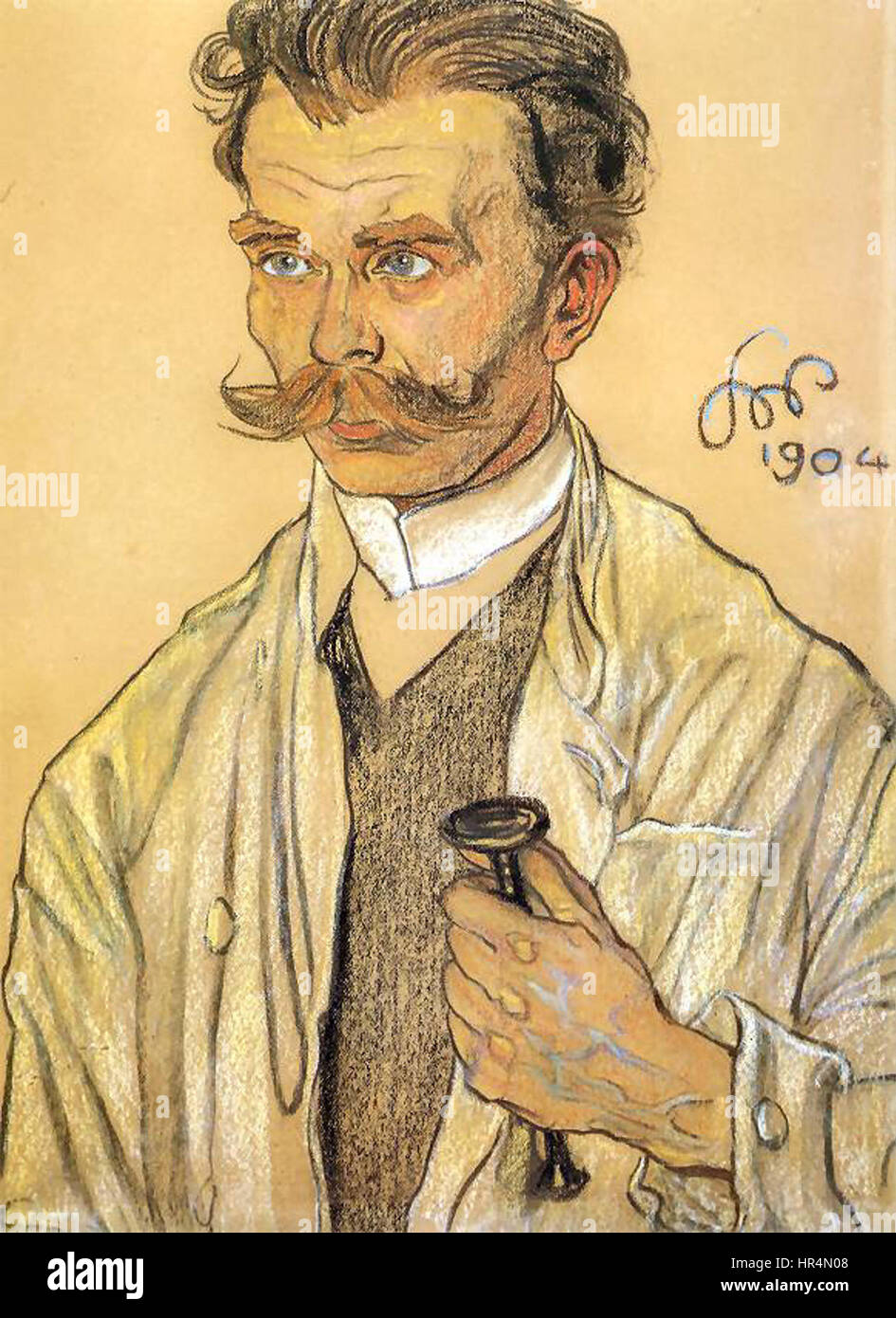 'Portret lekarza' (Portrait of a Doctor) is a painting depicting a ...