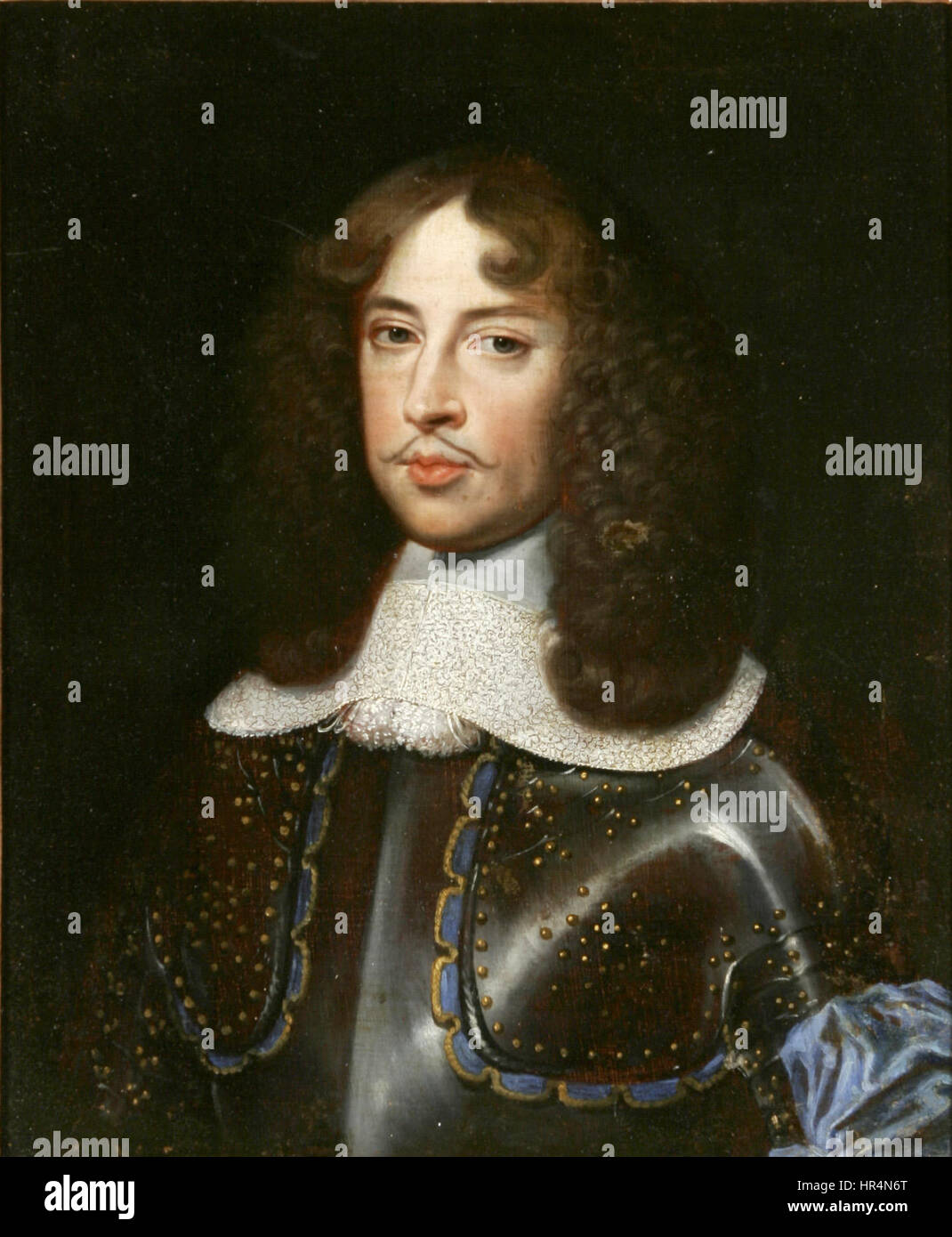 This 19th-century European portrait captures a gentleman in formal ...