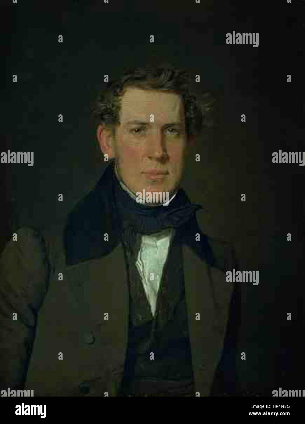 The portrait of Carl Adolf Feilberg, a manufacturer, captures his ...