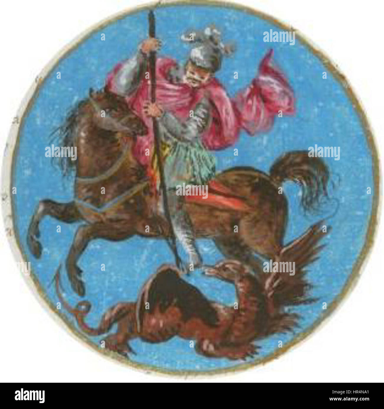 Prienai coats of arms in 1791 Stock Photo - Alamy