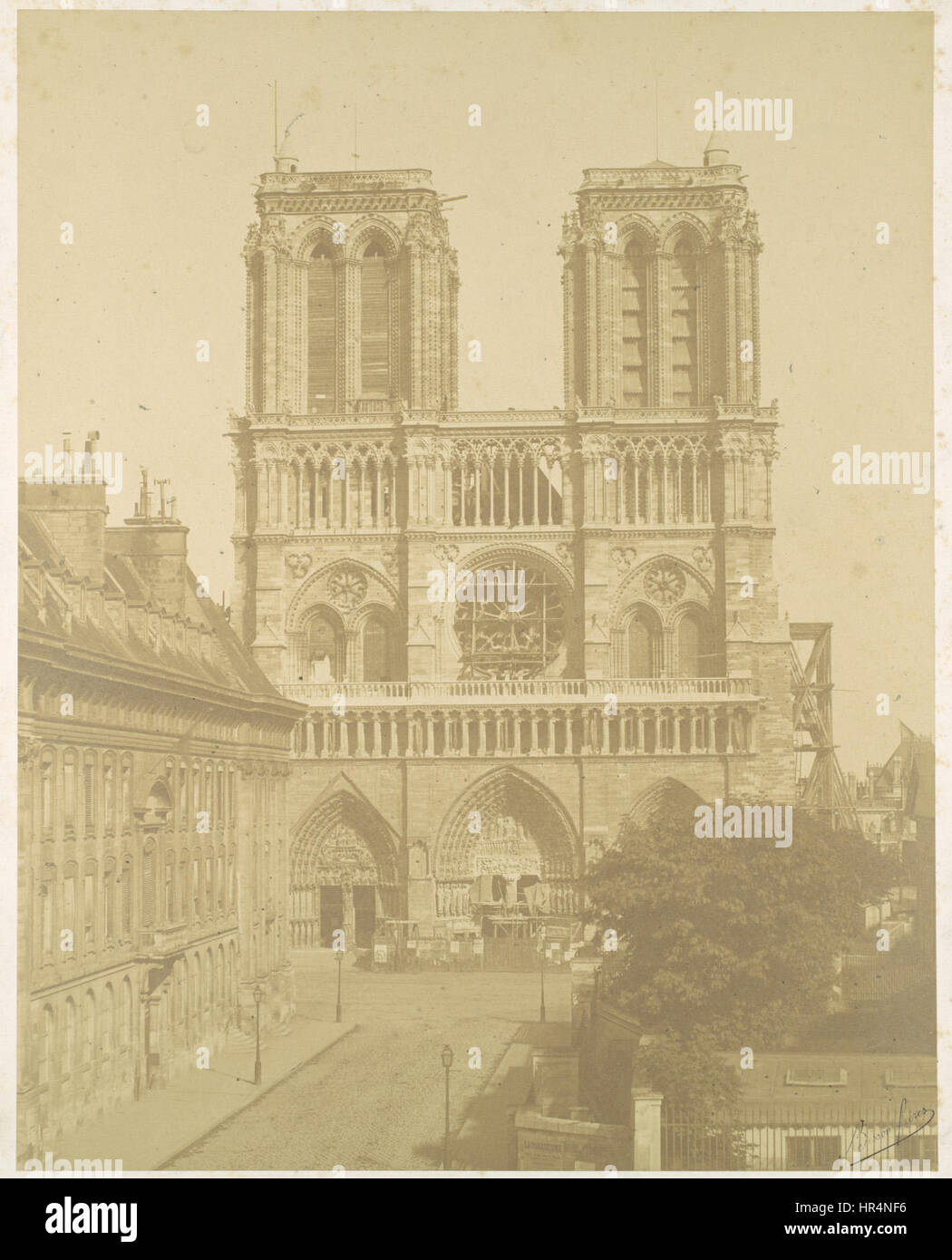 Notre Dame, Paris, 1850s Stock Photo - Alamy