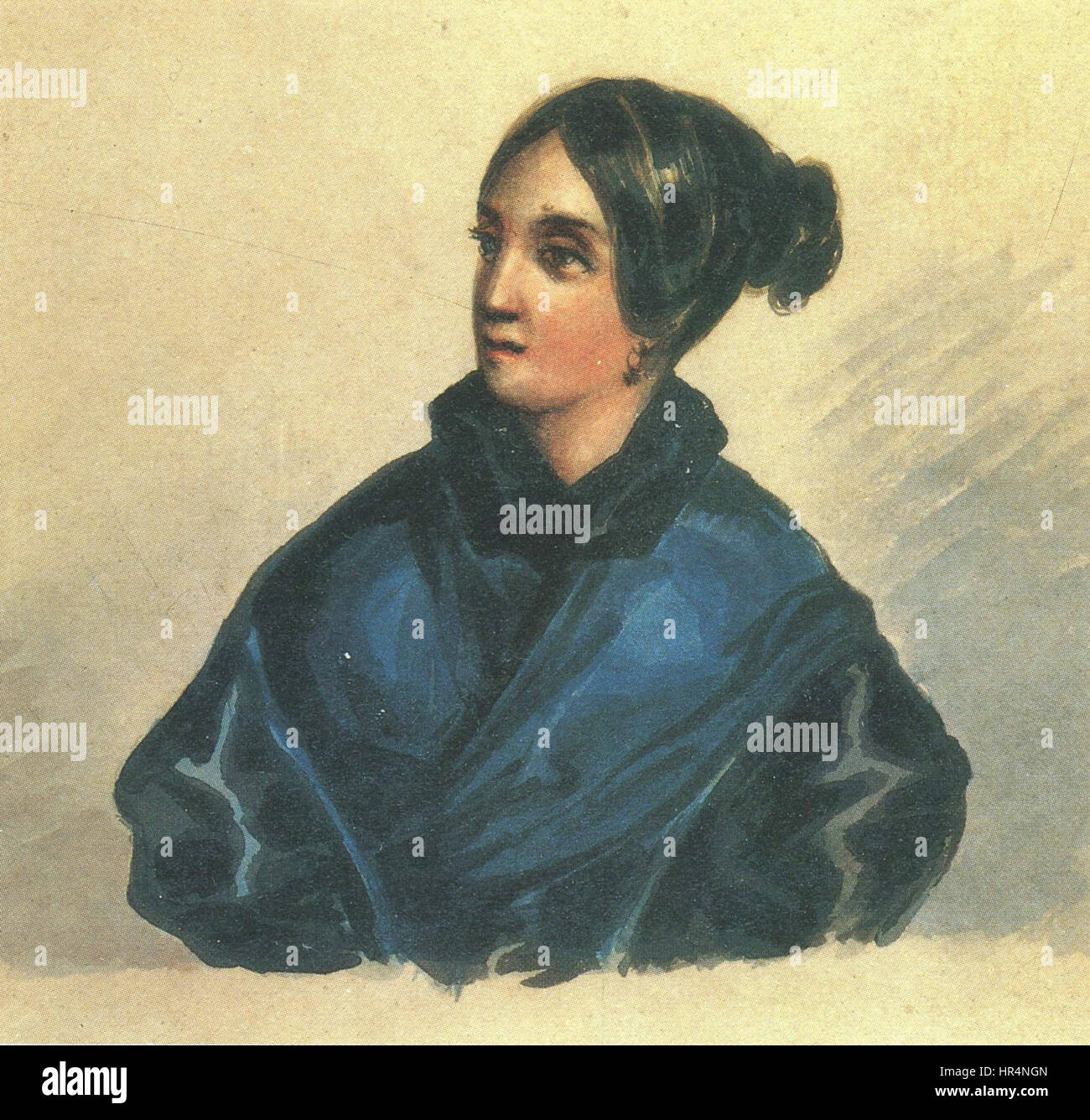 Paintings by Mikhail Lermontov, 1835 Stock Photo - Alamy