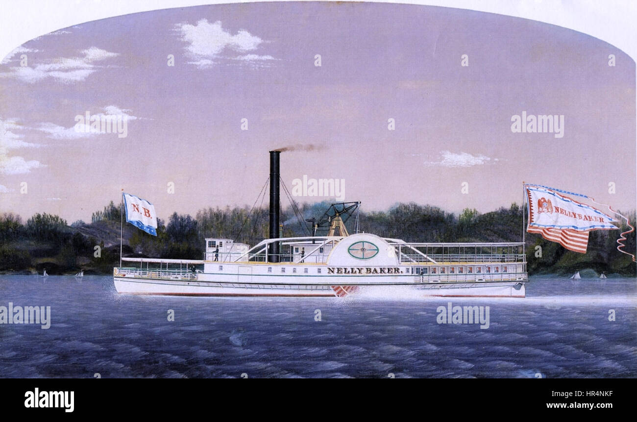 Nelly Baker (steamboat) by Bard Stock Photo - Alamy