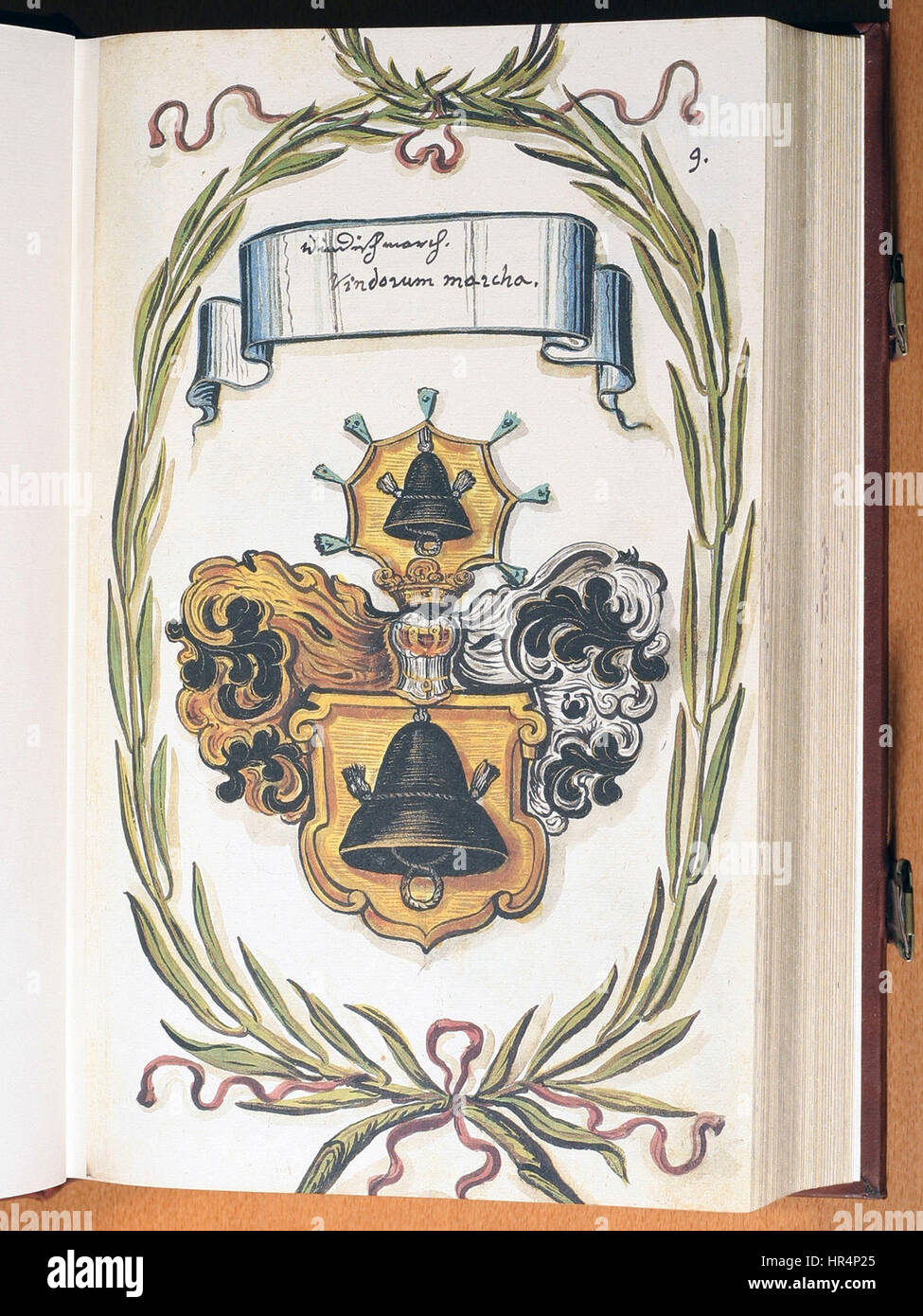 This historical artwork, titled 'Opus insignium armorumque 009', is a ...