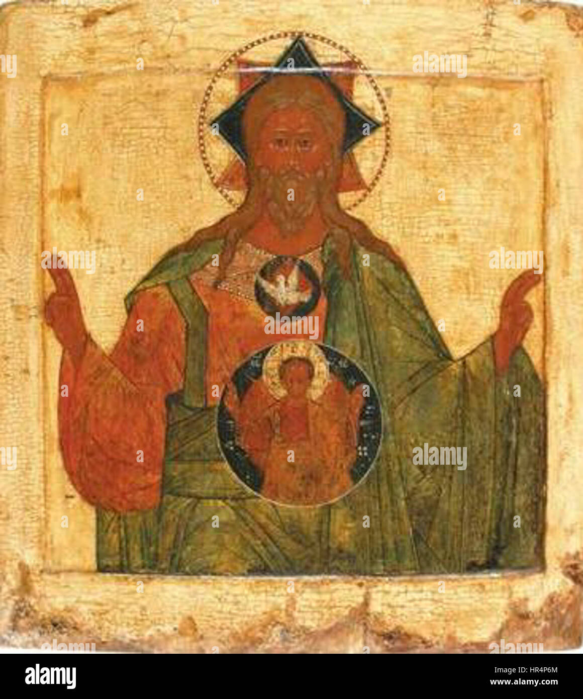 The 'Paternity Icon' is a Russian religious icon from around 1700 ...