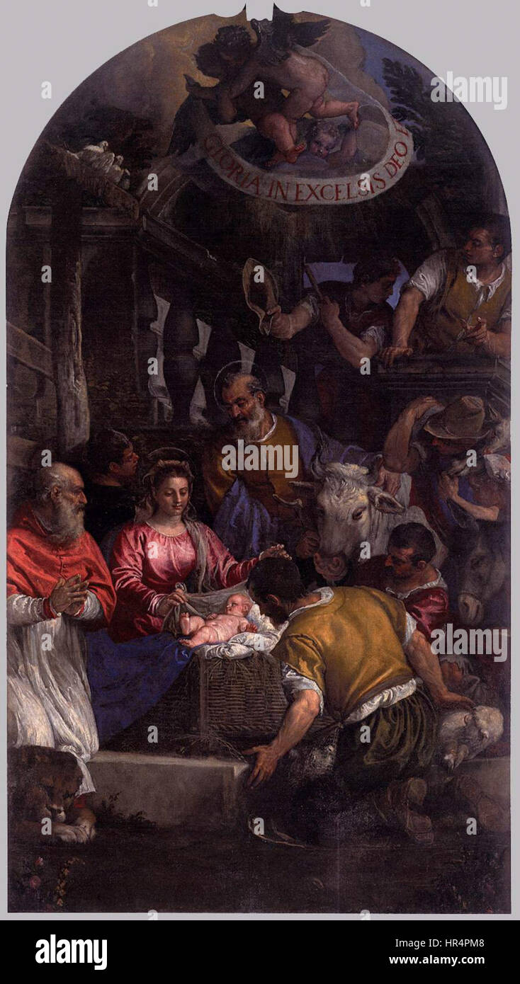 Paolo Veronese’s 'Adoration of the Shepherds' depicts the biblical ...