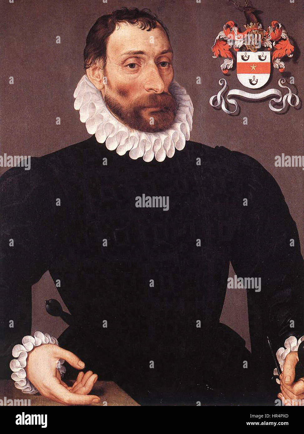 Pieter Pourbus - Portrait of Jan Wyts - WGA18260 Stock Photo - Alamy