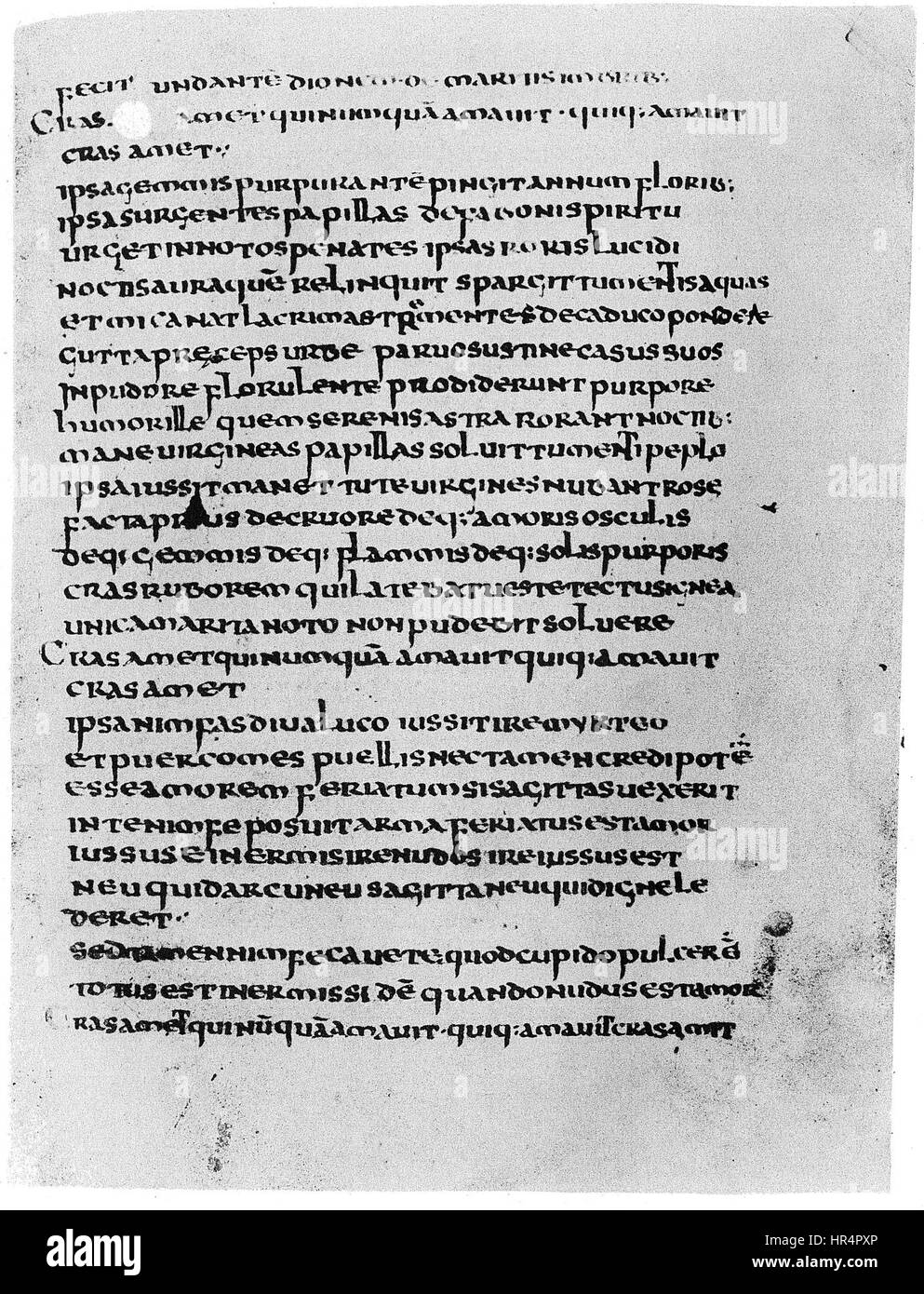 The 'Pervigilium Veneris' is a Latin poem from the 2nd century ...