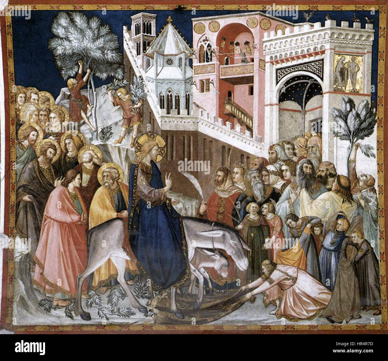 Entry of christ into jerusalem hi-res stock photography and images - Alamy