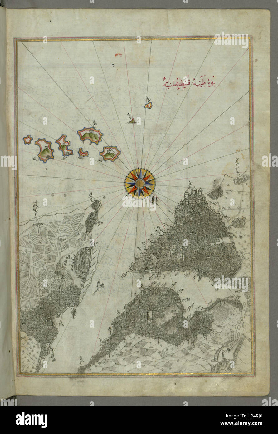 Constantinople map hi-res stock photography and images - Alamy