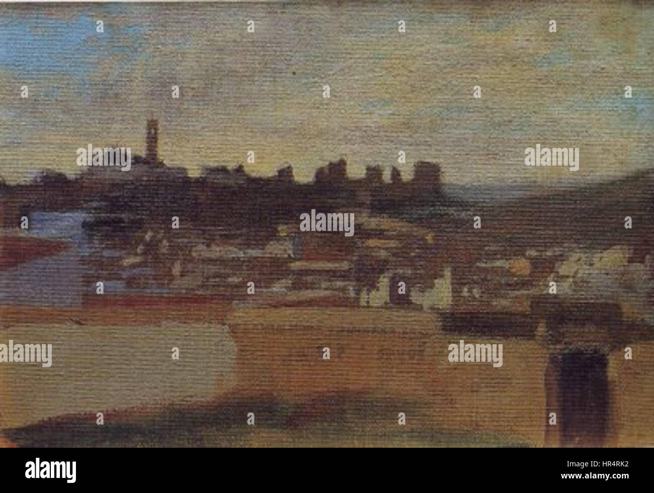 Nicolas Alperiz Vista de Alcala 1900-05 Stock Photo - Alamy