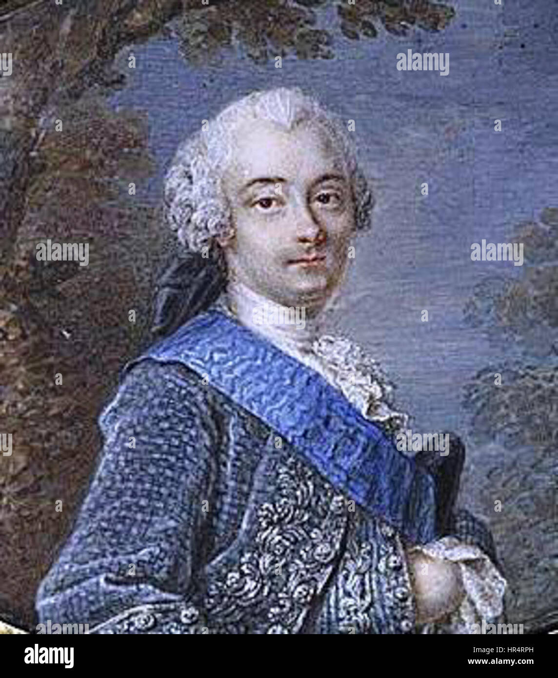 Portrait probable de Louis-Jules Barbon Mancini Mazarini Stock Photo ...