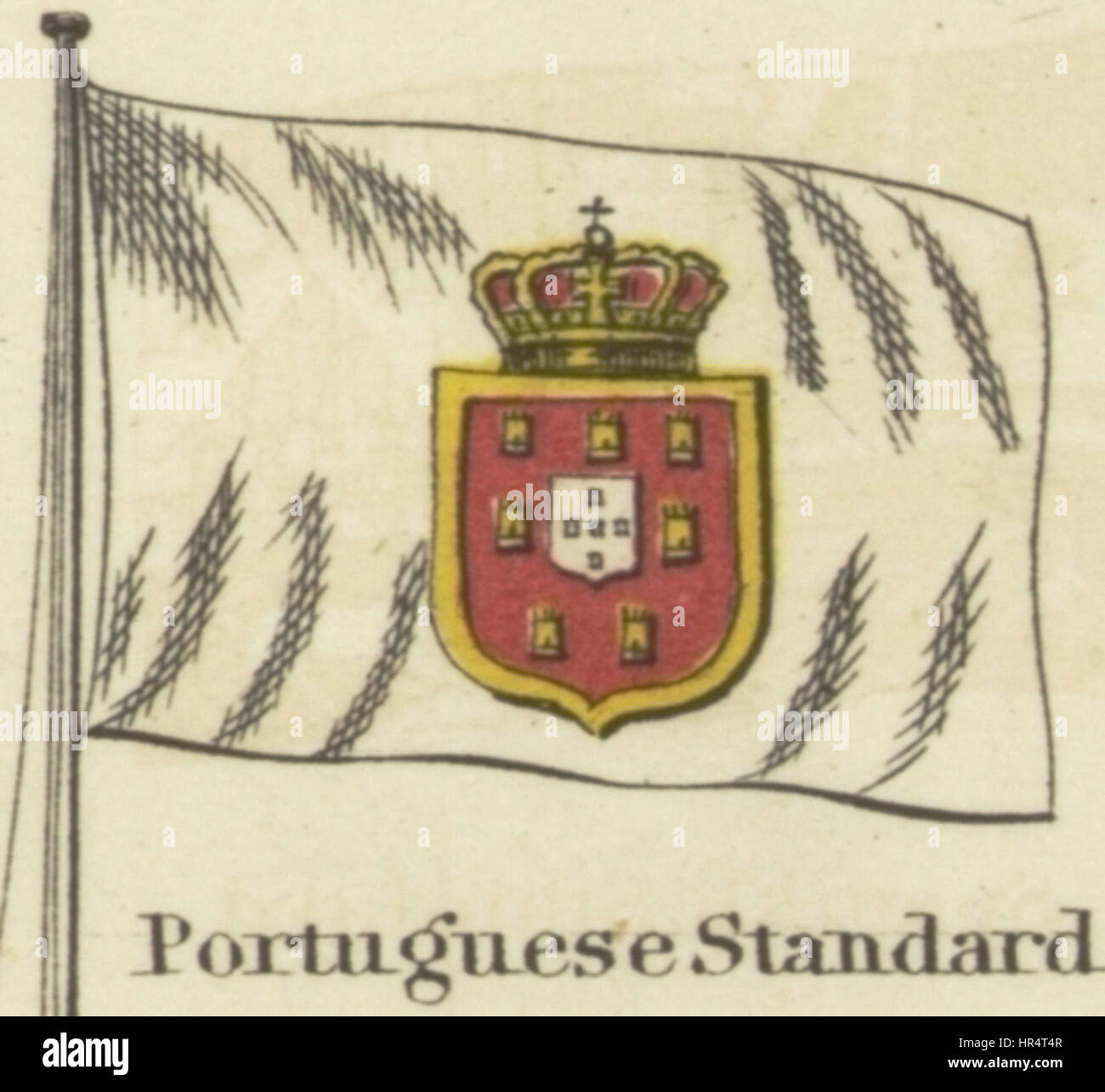 The 'Portuguese Standard' chart from 1868 by Johnson presents a ...