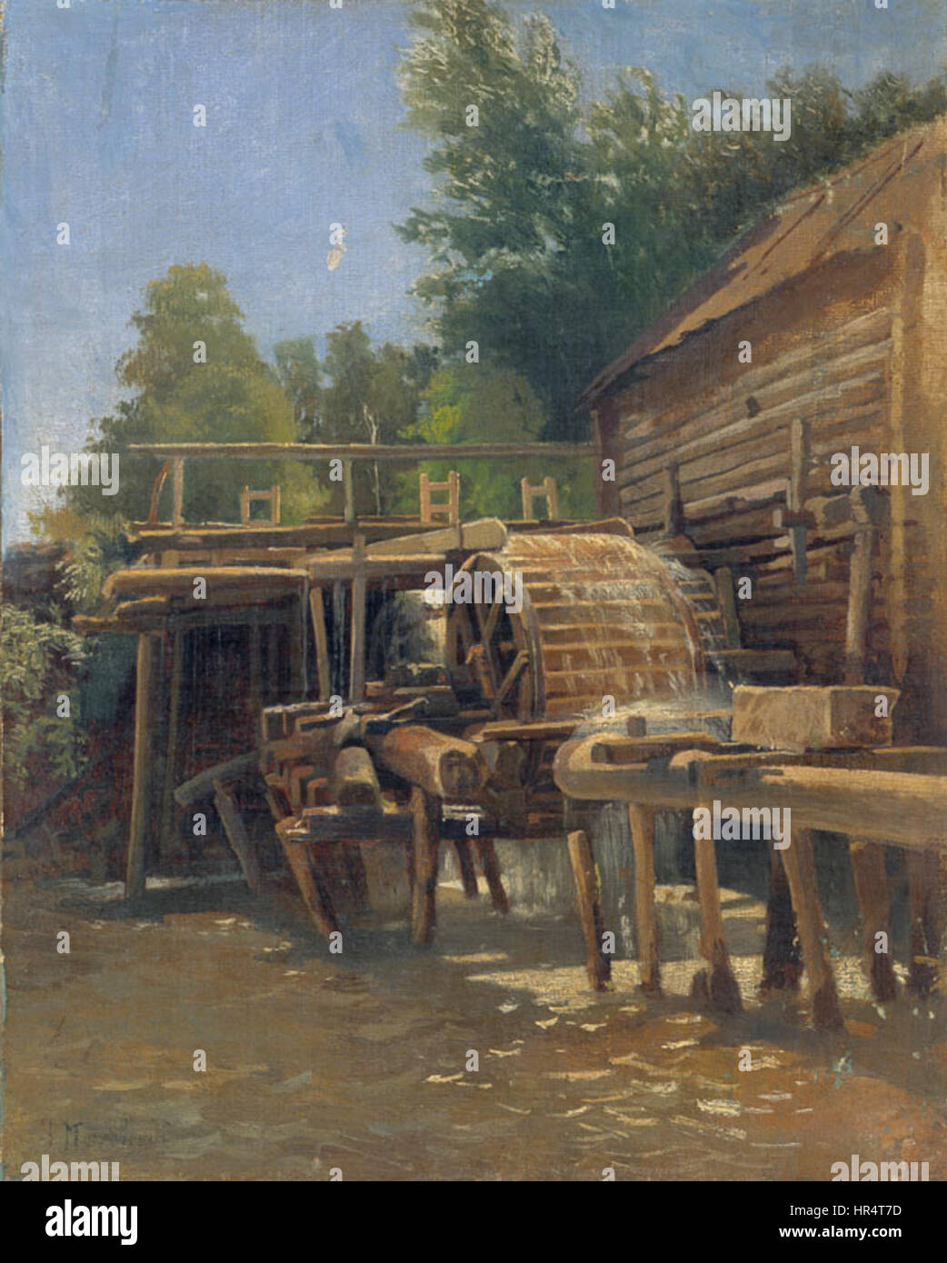 Nikolay Makovsky Water Mill Stock Photo - Alamy