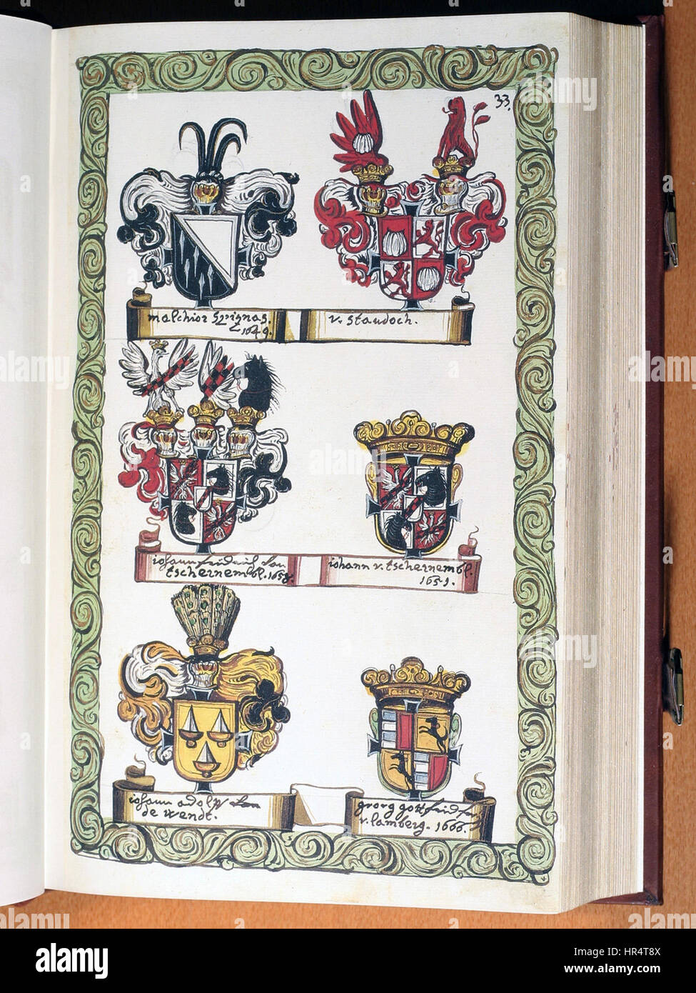 Armory manuscript hi-res stock photography and images - Alamy