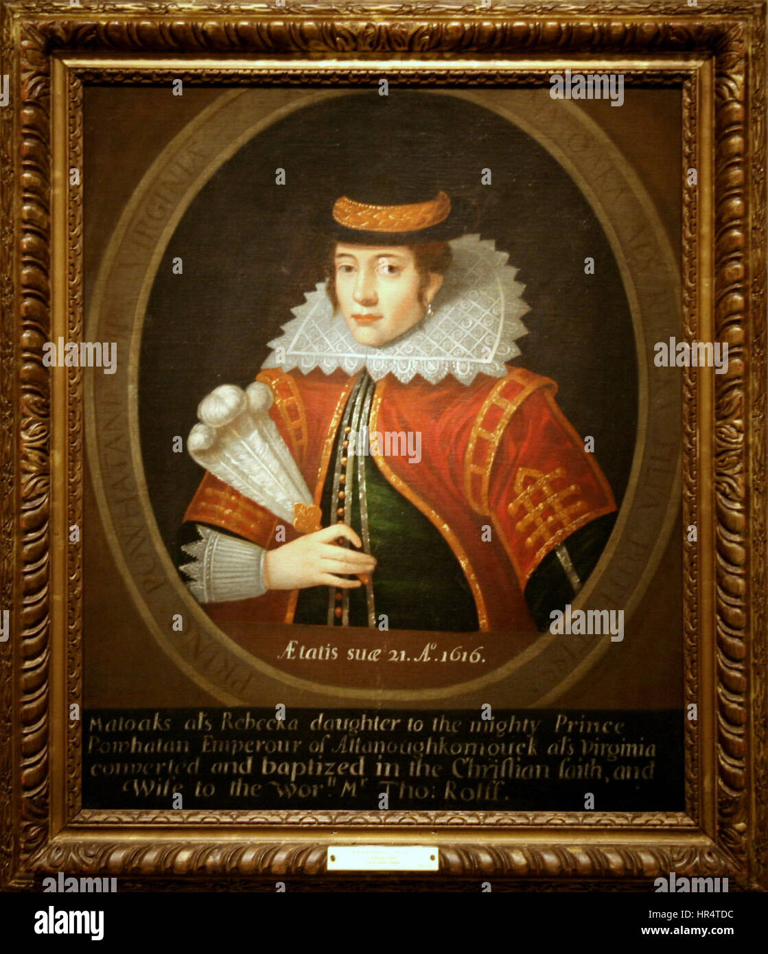 The 'Pocahontas' painting is a historic artwork that captures the life ...