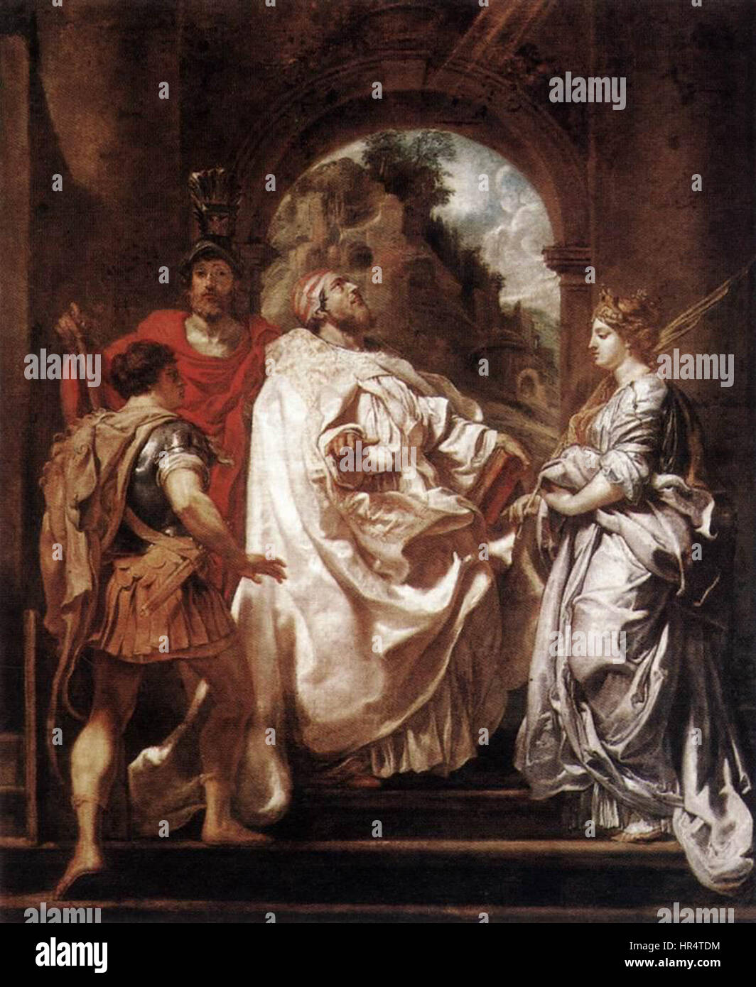 Peter Paul Rubens’ 'St Gregory the Great with Saints' depicts the ...
