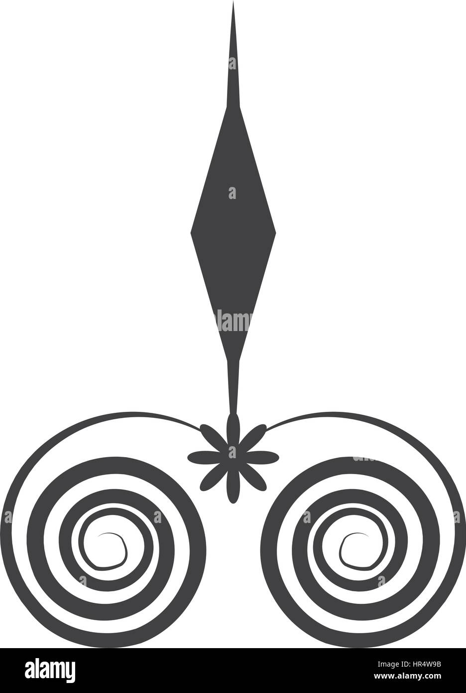 arrow decorate ornate style Stock Vector Image & Art - Alamy