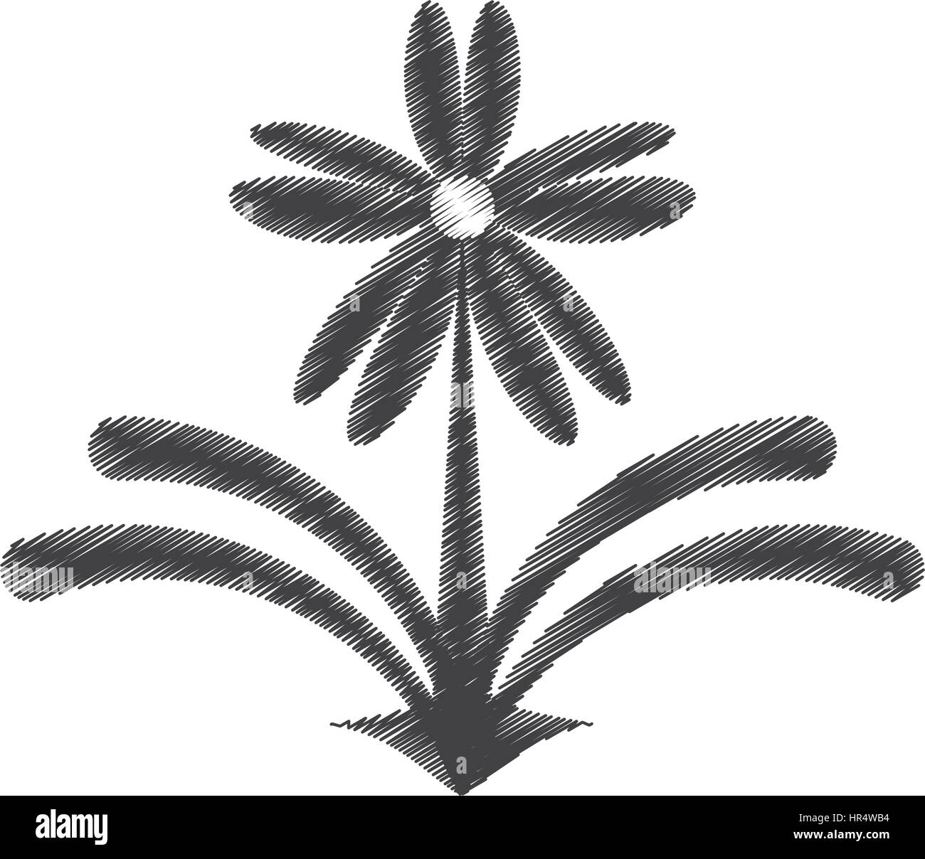drawing flower decorate ornate style Stock Vector Image & Art - Alamy