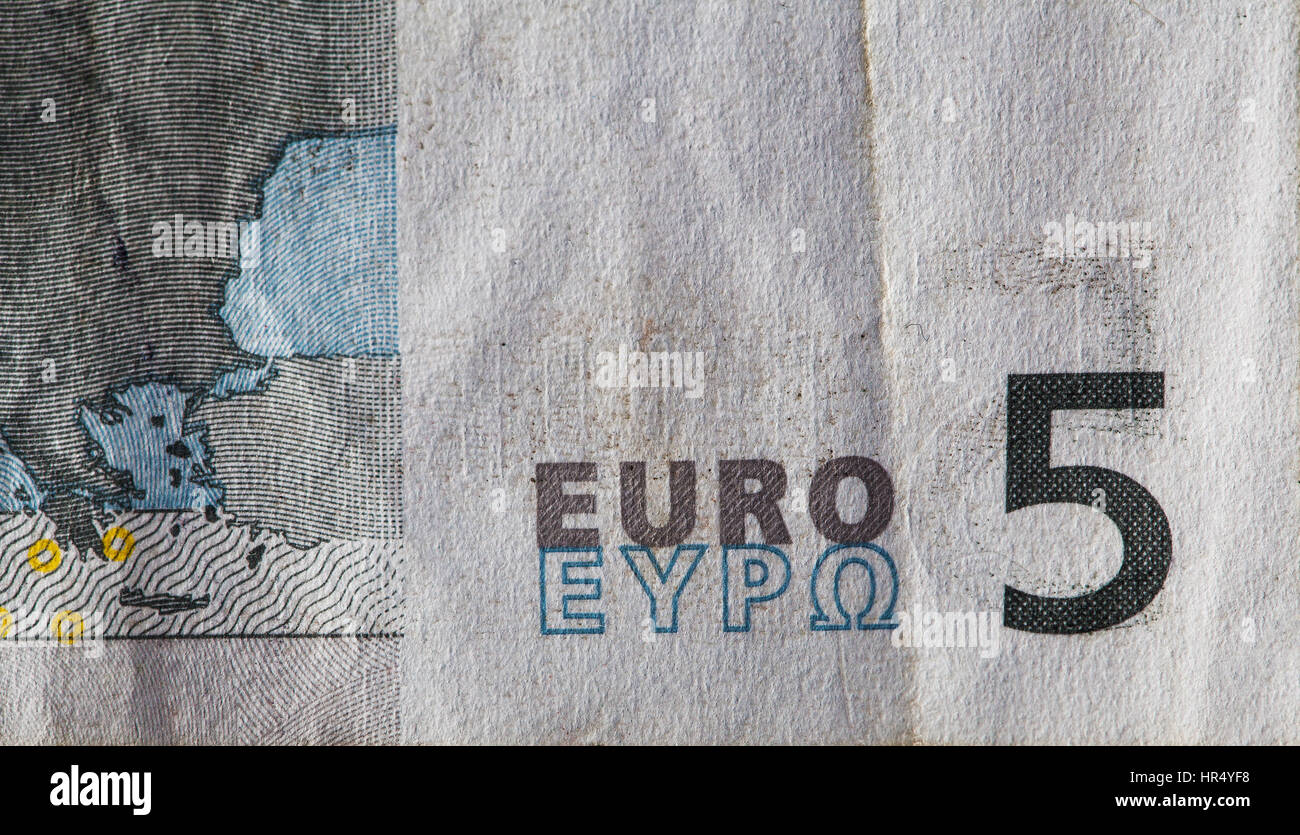 5 euro bill hi-res stock photography and images - Alamy