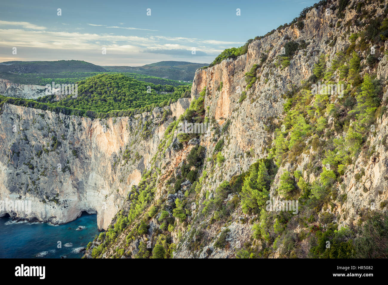 Mountain landscape, Zakynthos Greece Stock Photo - Alamy