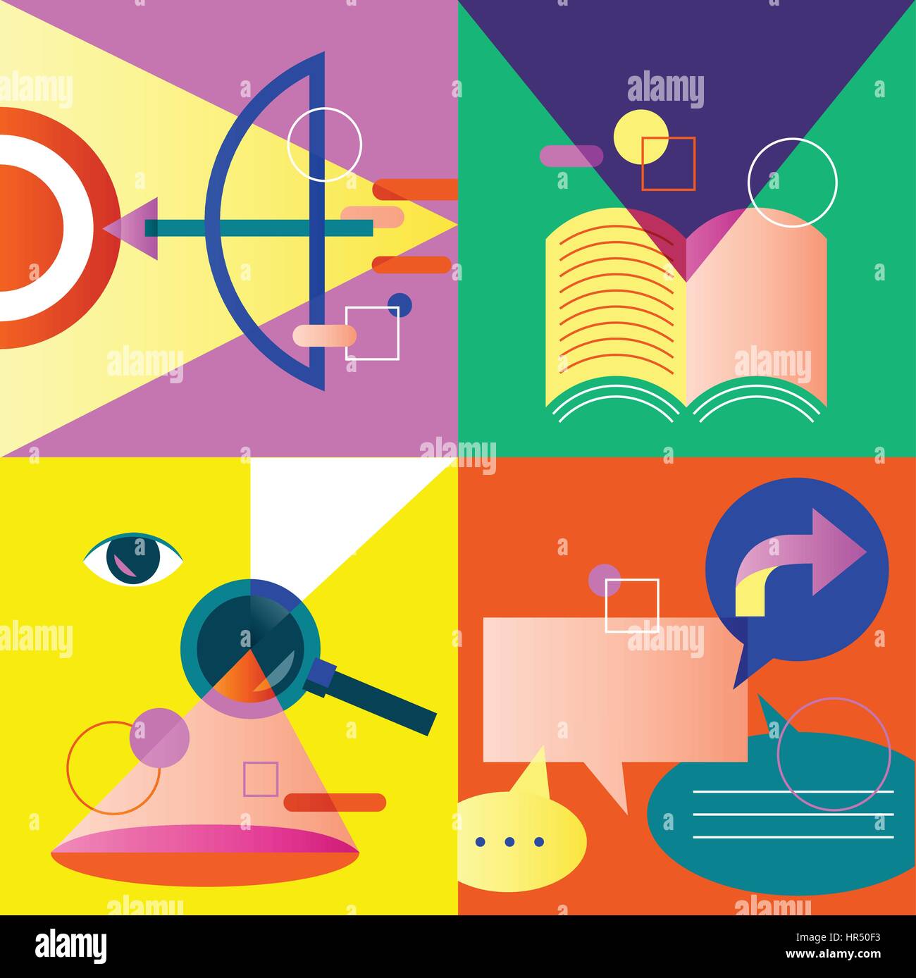 Searching operation Stock Vector Images - Alamy