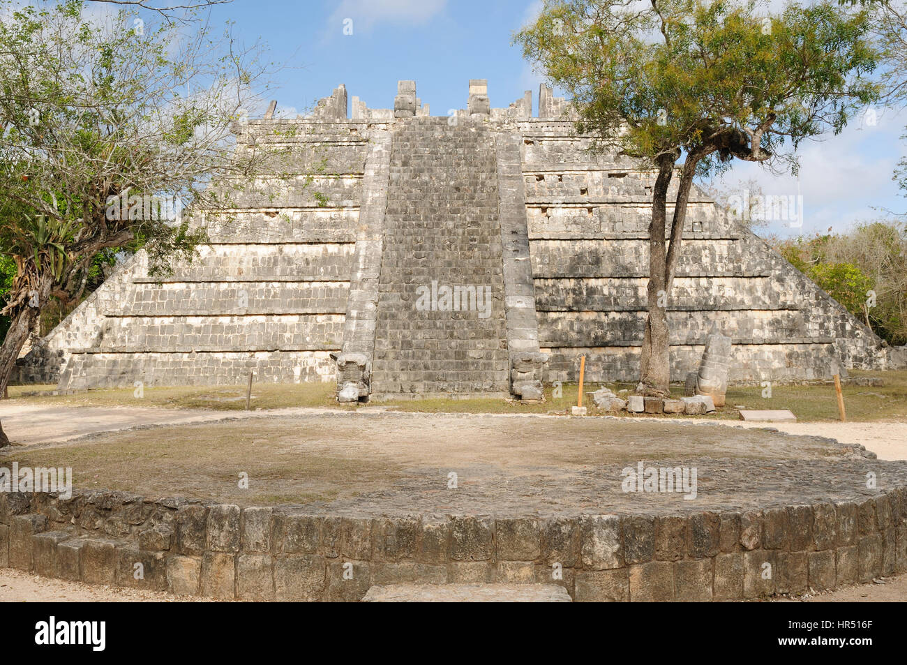 Mexico, Chichen Itza ruins is the most famous and best restored of the ...