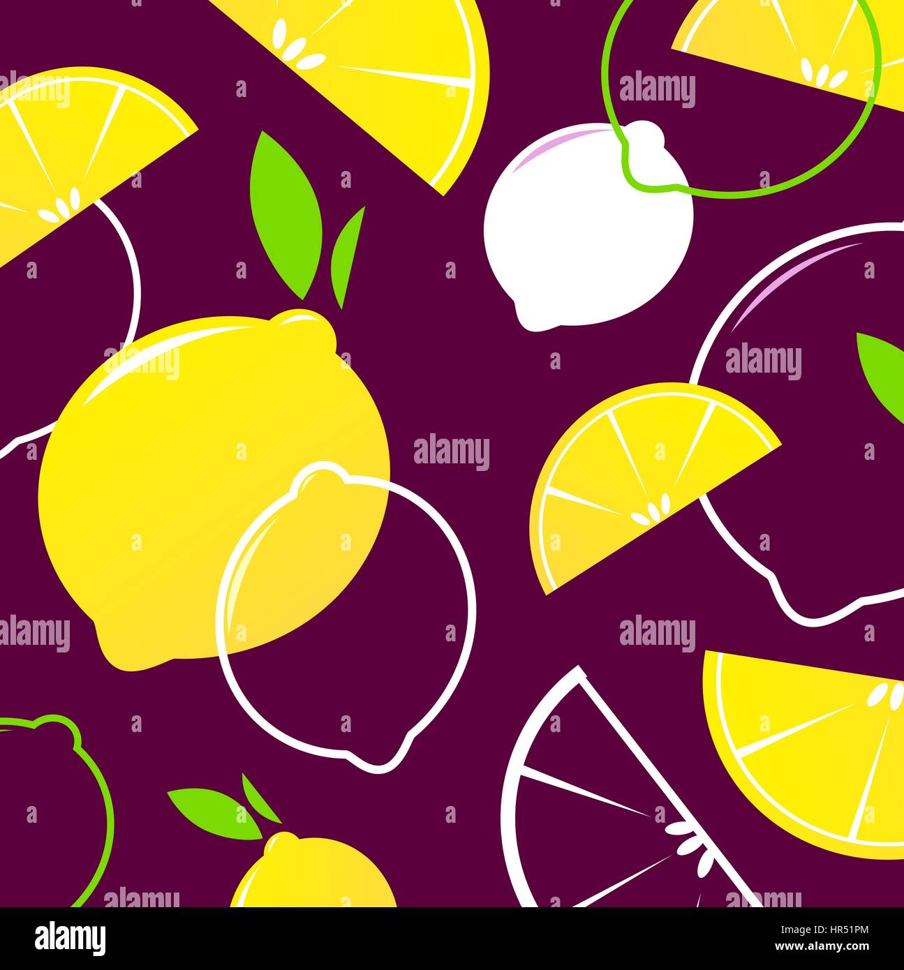 Stylized lemons hi-res stock photography and images - Alamy