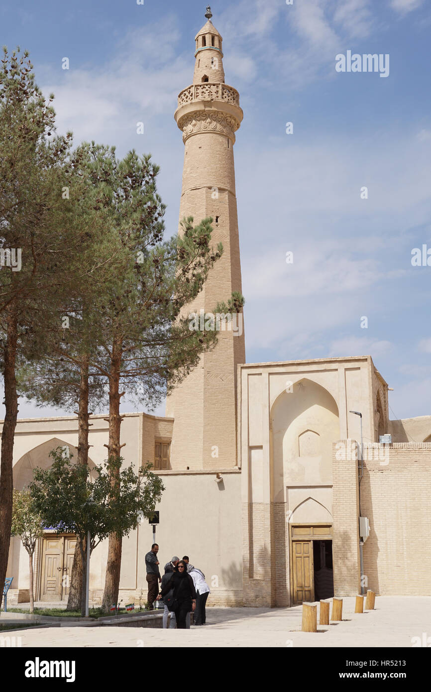 NAIN, IRAN - OCTOBER 10, 2016: Jame Mosque of Nain on October 10, 2016 ...
