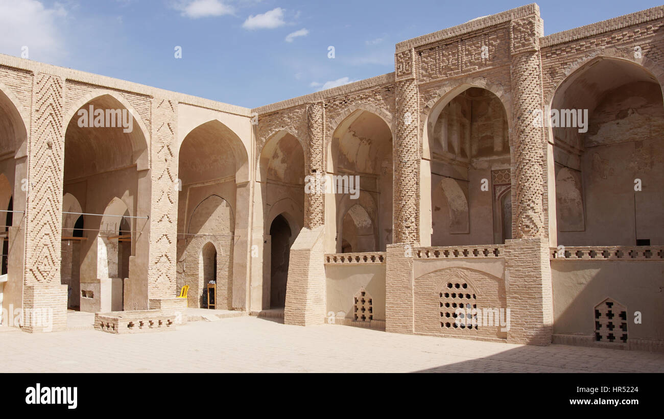 NAIN, IRAN - OCTOBER 10, 2016: Jame Mosque of Nain on October 10, 2016 ...