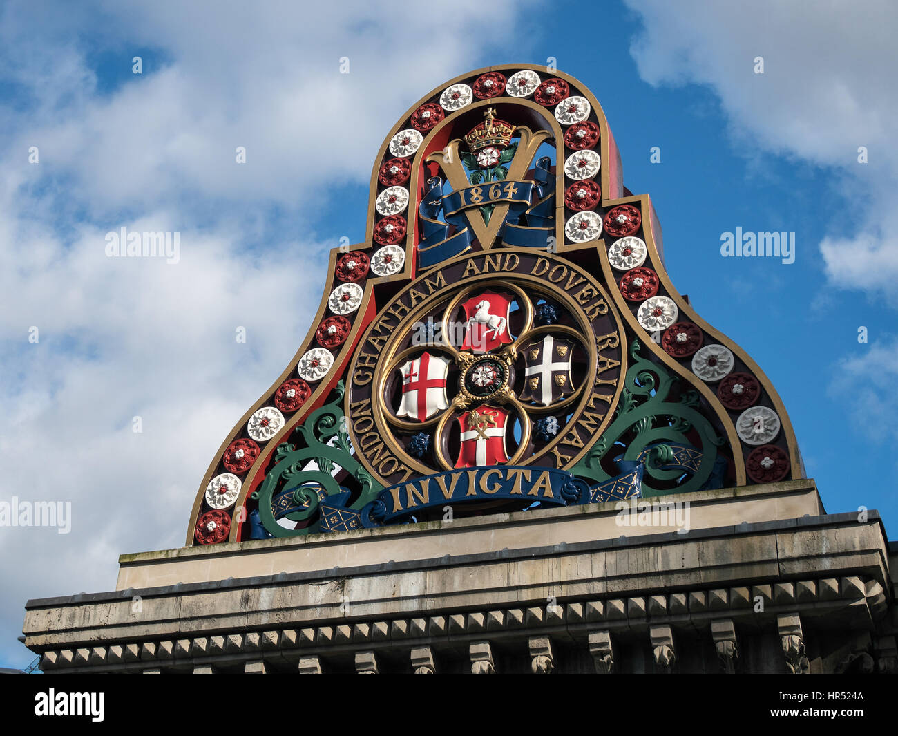 Victorian cast iron railway sign hi-res stock photography and images ...