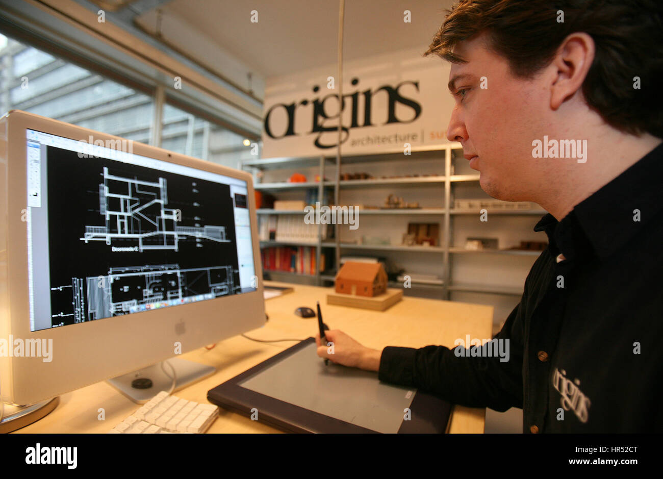 architect at work Stock Photo - Alamy