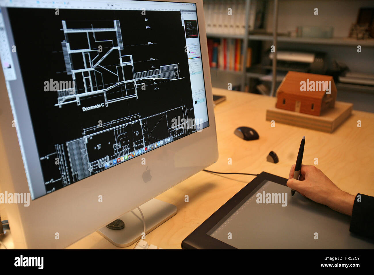 architect at work Stock Photo - Alamy