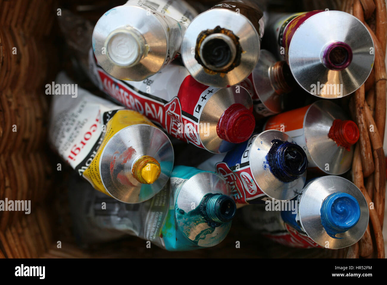 art painter at work Stock Photo - Alamy