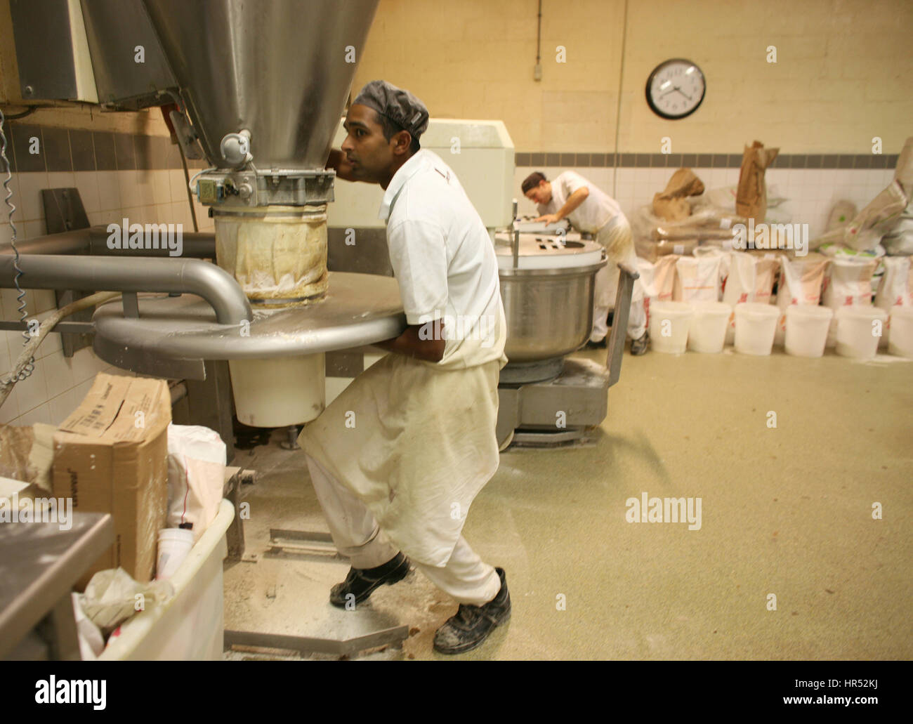 baker at work Stock Photo - Alamy