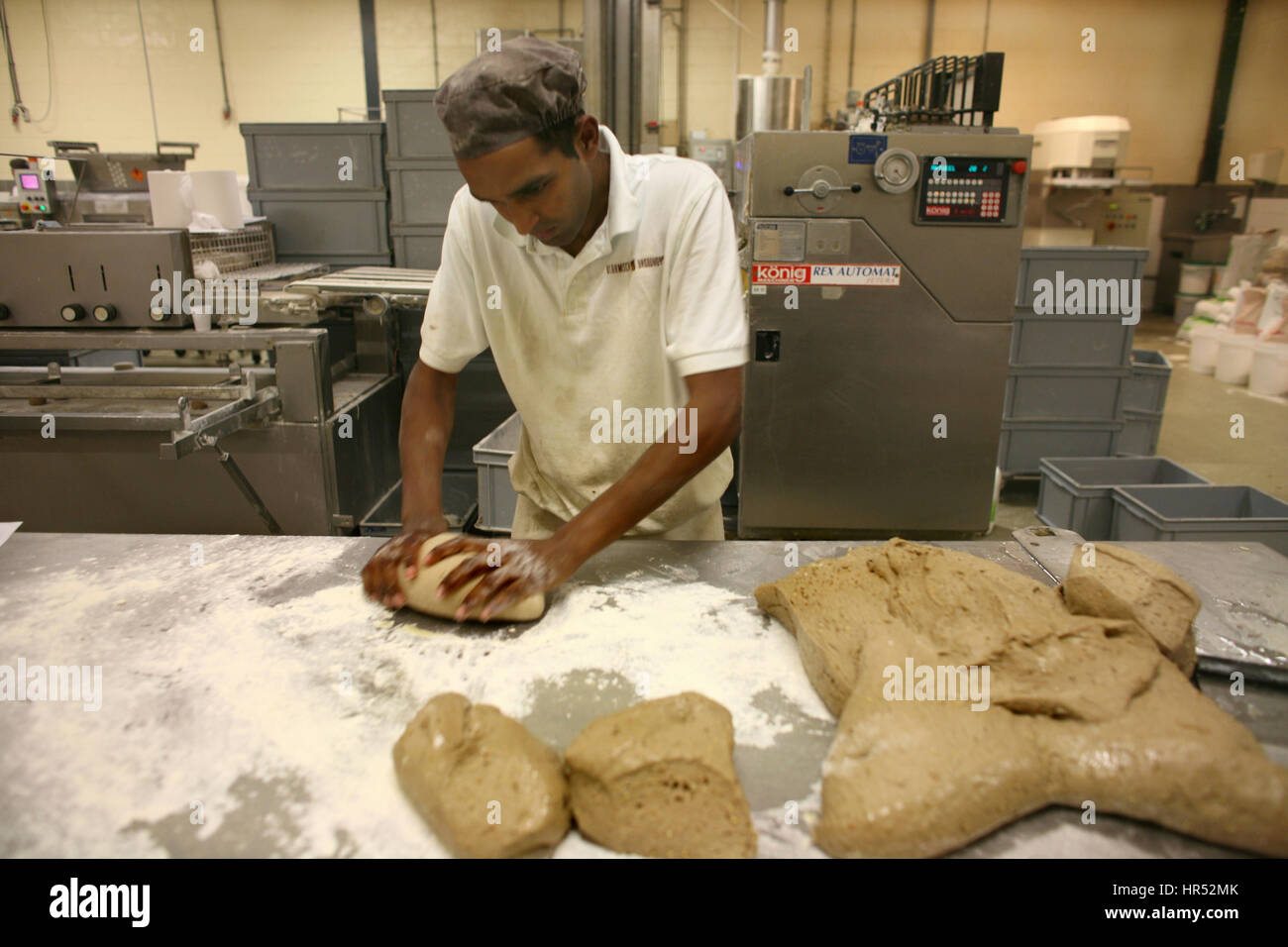 baker at work Stock Photo - Alamy