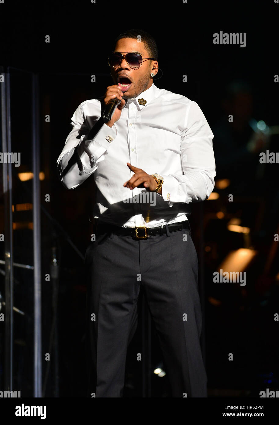 Nelly performs a Night of Symphonic Hip-Hop accompany with the Symphony ...