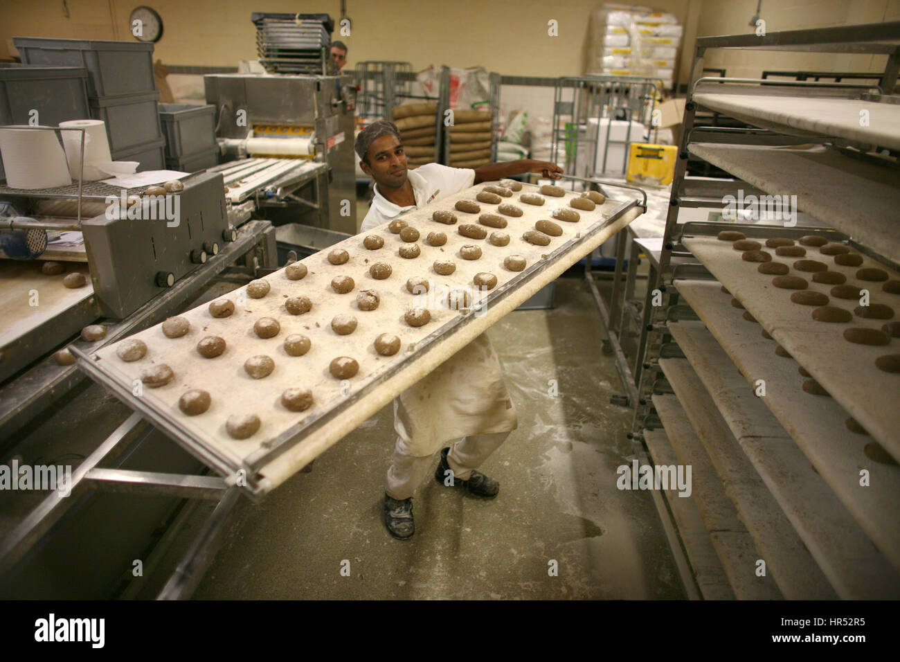 baker at work Stock Photo - Alamy