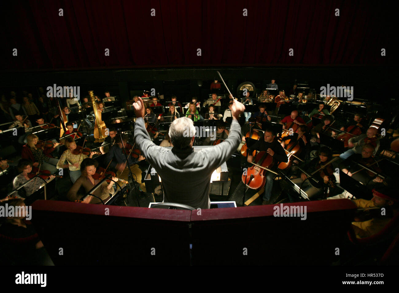 Dutch orchestra in amsterdam music theatre Stock Photo - Alamy