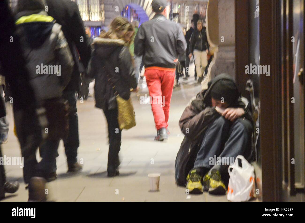 Rough sleeping rising hi-res stock photography and images - Alamy